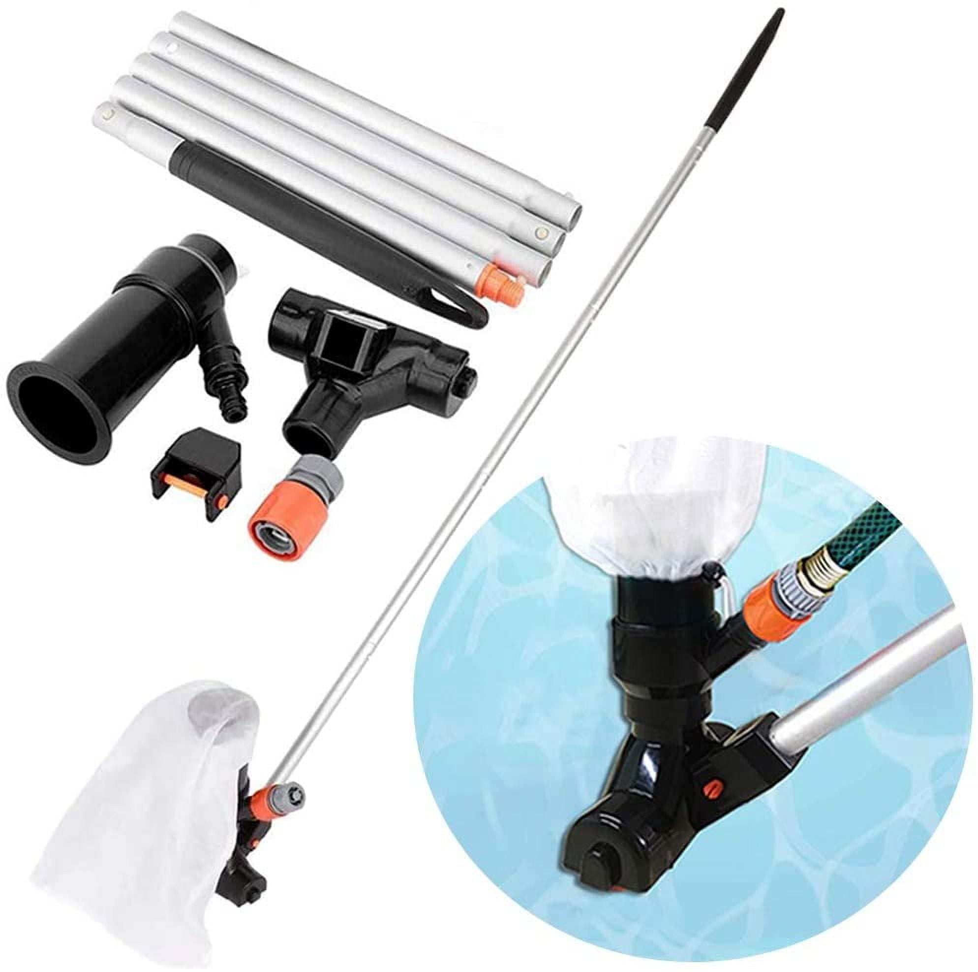 Portable Jet Pool Vacuum, Handheld Manual Portable Summer Waves Pool ...