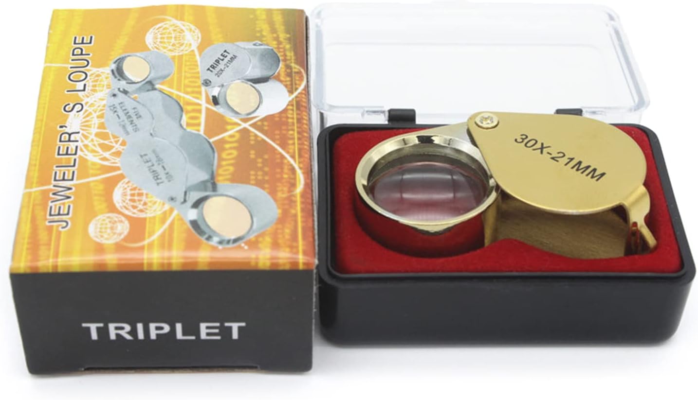 Portable Jewelers Magnifier Best Pocket Folding Magnifying Glass ...