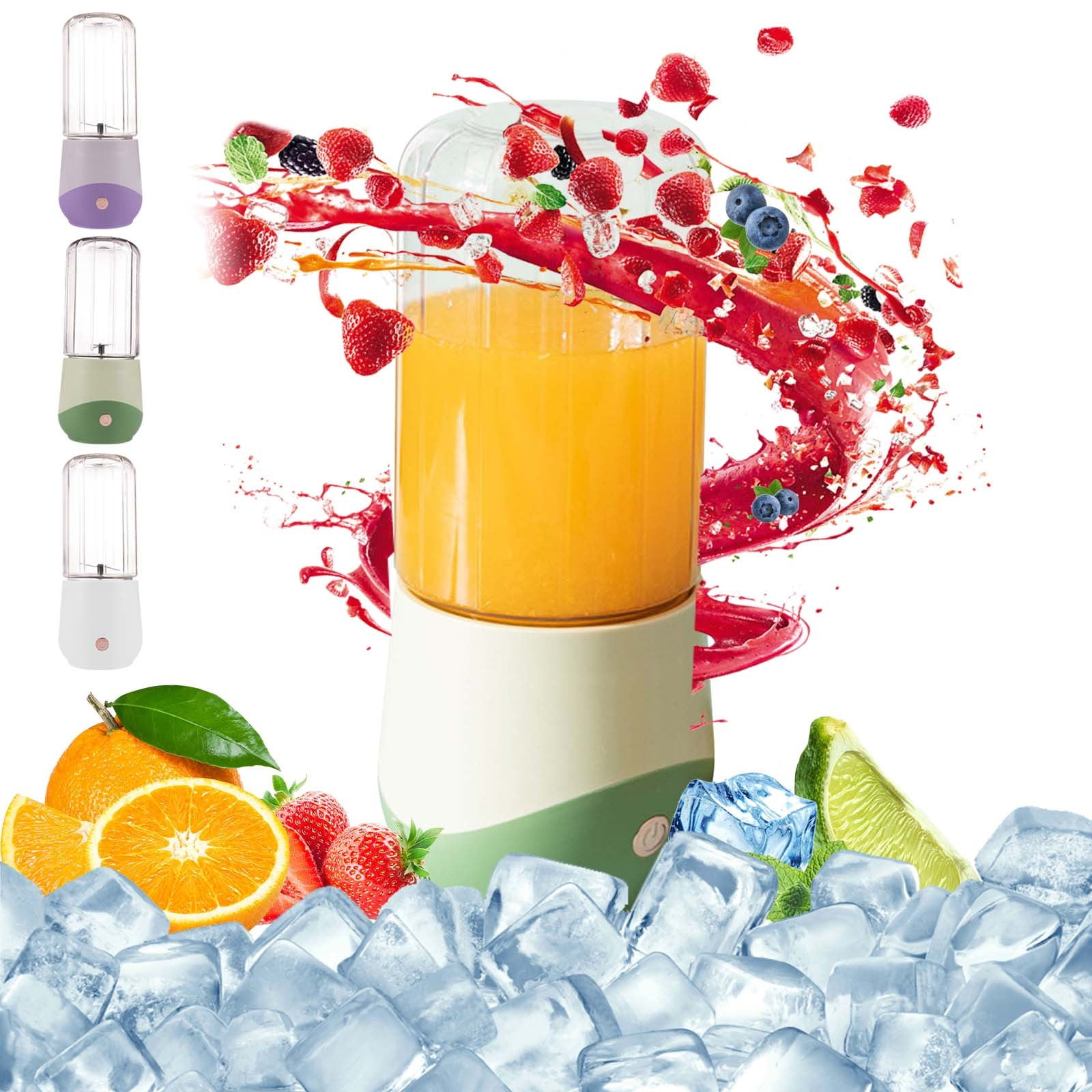 Portable Juicer Blender Cup | 500ml USB Rechargeable - 1500mAh Battery ...