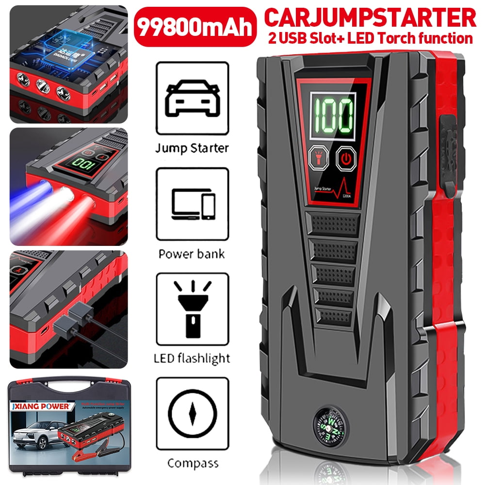 Portable Jump Starter,Kepeak 12V Car Battery Jump Starter Power Pack ...