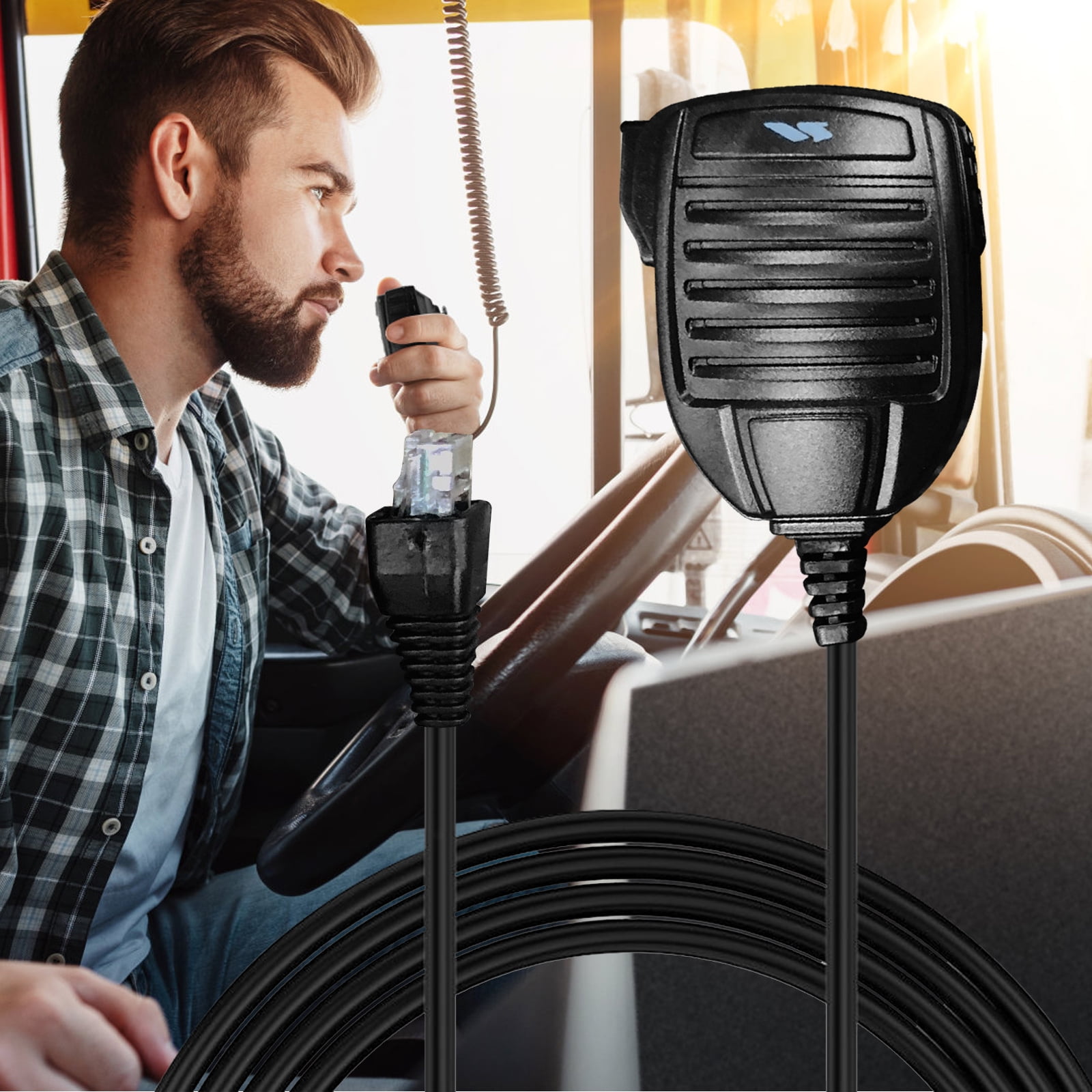 Portable KMC-25 SPEAKER MIC MH-67A8J Handheld Microphone 8Pin For ...