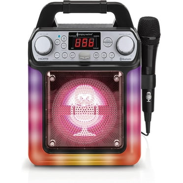 Singing Machine Bluetooth Carpool Karaoke Microphone 2.0, Stand Alone ...