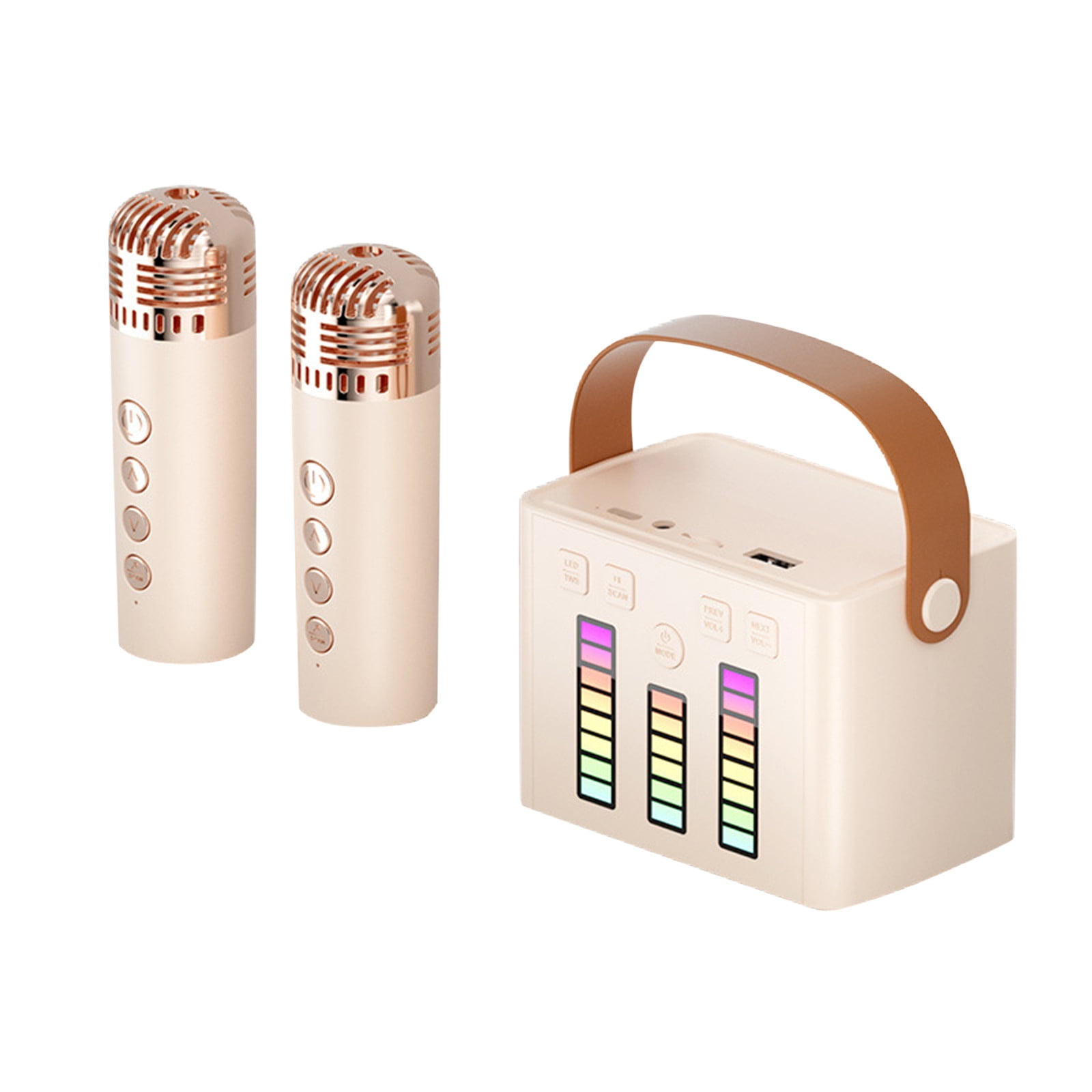 Portable Karaoke Machine with Wireless Microphone and 53 Speaker for ...