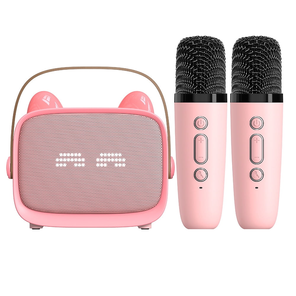 Portable Karaoke Speaker with 2 Mics – T99 Bluetooth 5.3 PA System – 5 ...