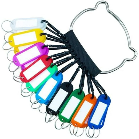 Portable Key Organizer Manager with Enlarged Window for Writing and ...