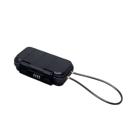 Portable Key Safe Box , Safe Password Lock Safety Wire Rope Fixed for ...