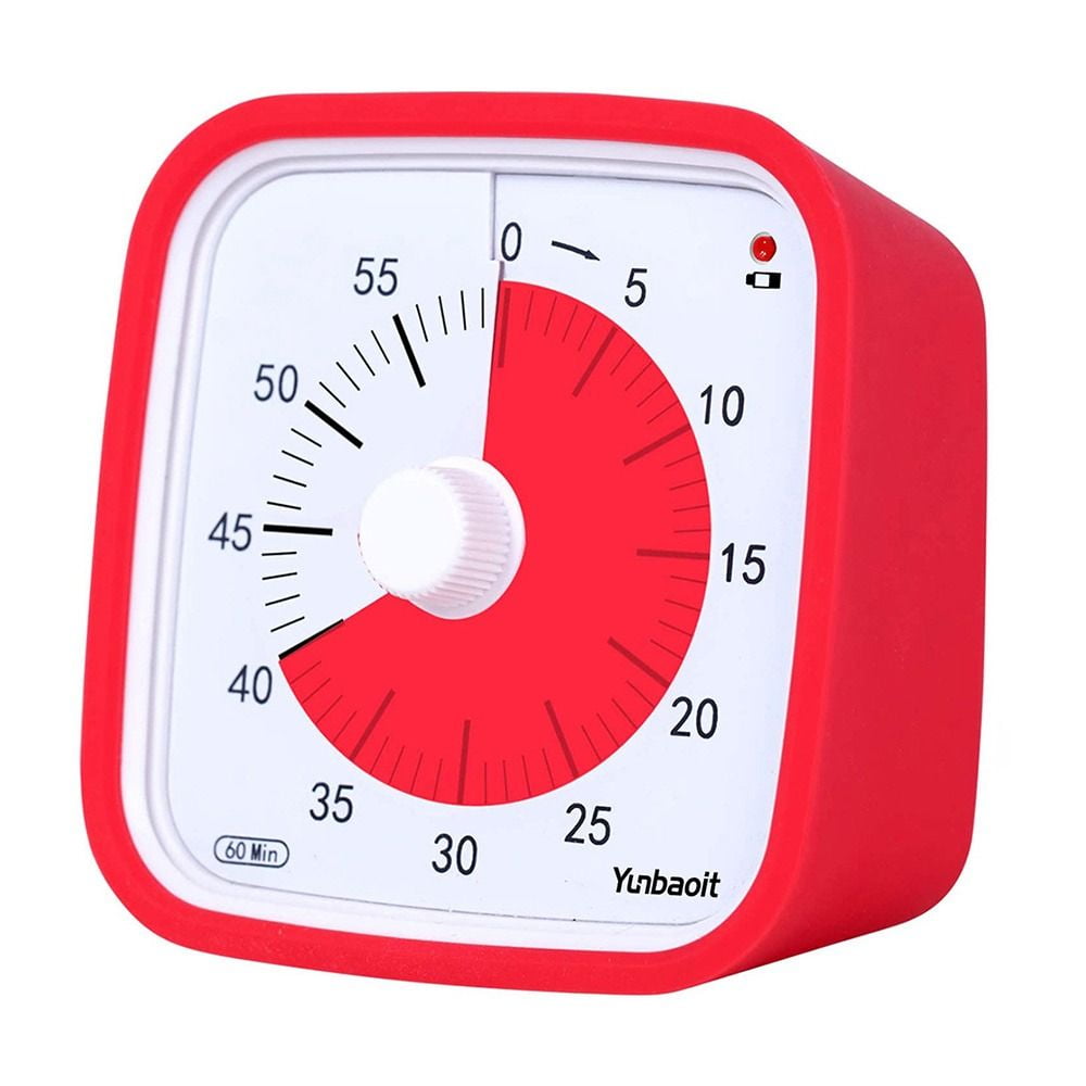 Portable Kids 60 Minute Silent ABS Study Tool Classroom Timer Visual ...