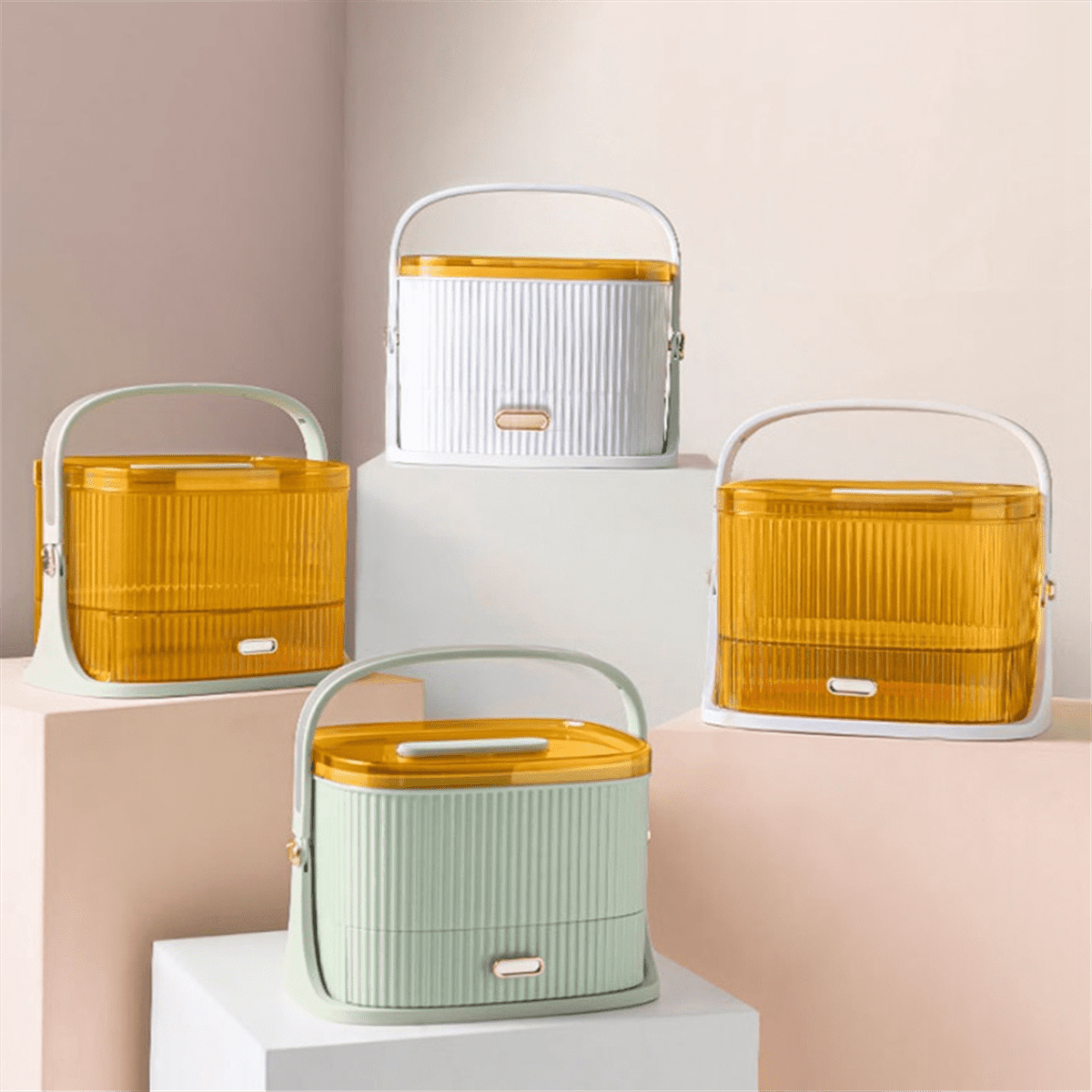 Portable Kit Container Medicine Box Mask Storage Family Home Emergency ...