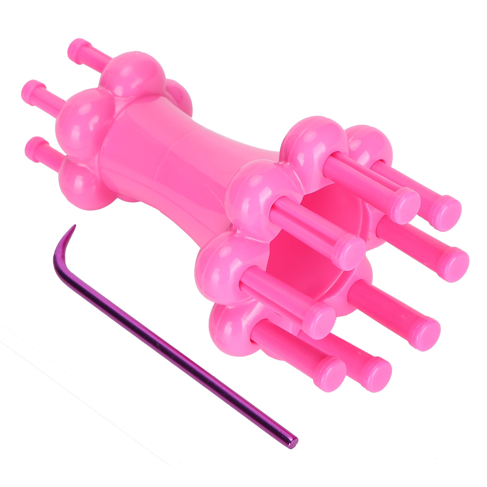 Portable Knit Spool Loom Set, 2-End Yarn Wool Knitting Device with ...