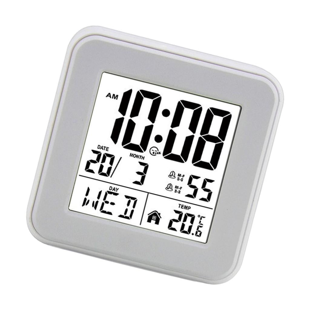 Portable LCD Alarm Clock for Kids and Students with Soft Backlight and ...