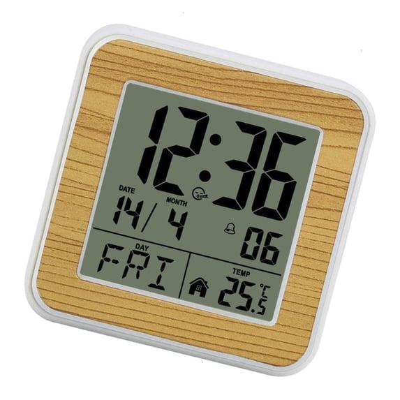 Portable LCD Alarm Clock for Kids and Students with Soft Backlight and ...
