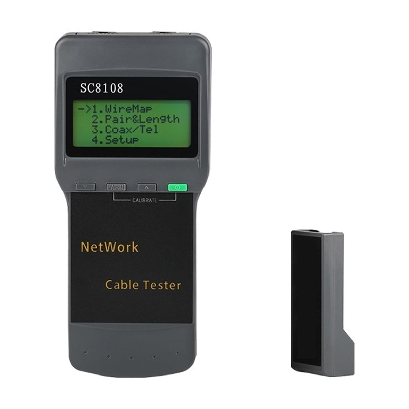 Portable LCD Network Tester Meter&LAN Phone Cable Tester & Meter With ...