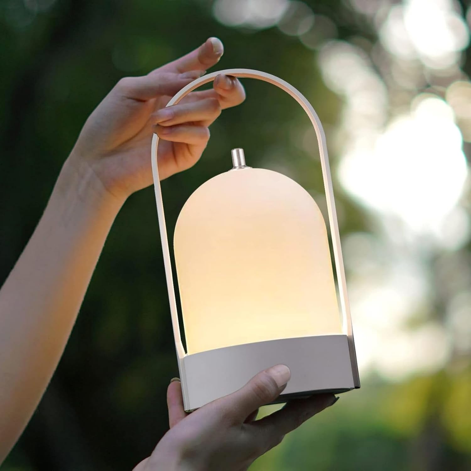 Portable LED Cordless Rechargeable Lantern Table Lamp, 4000mAh Powerful ...