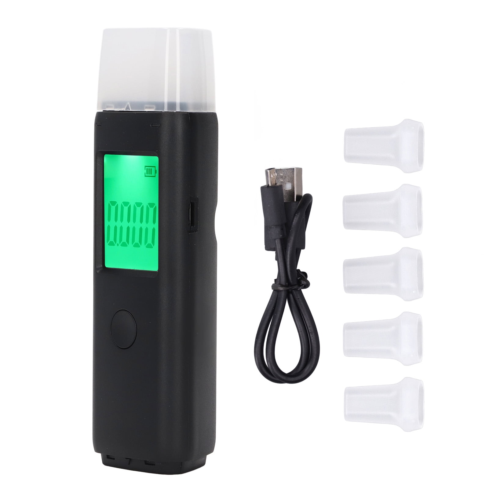 Portable LED Digital Display Breathalyzer - Accurate Alcohol Testing ...
