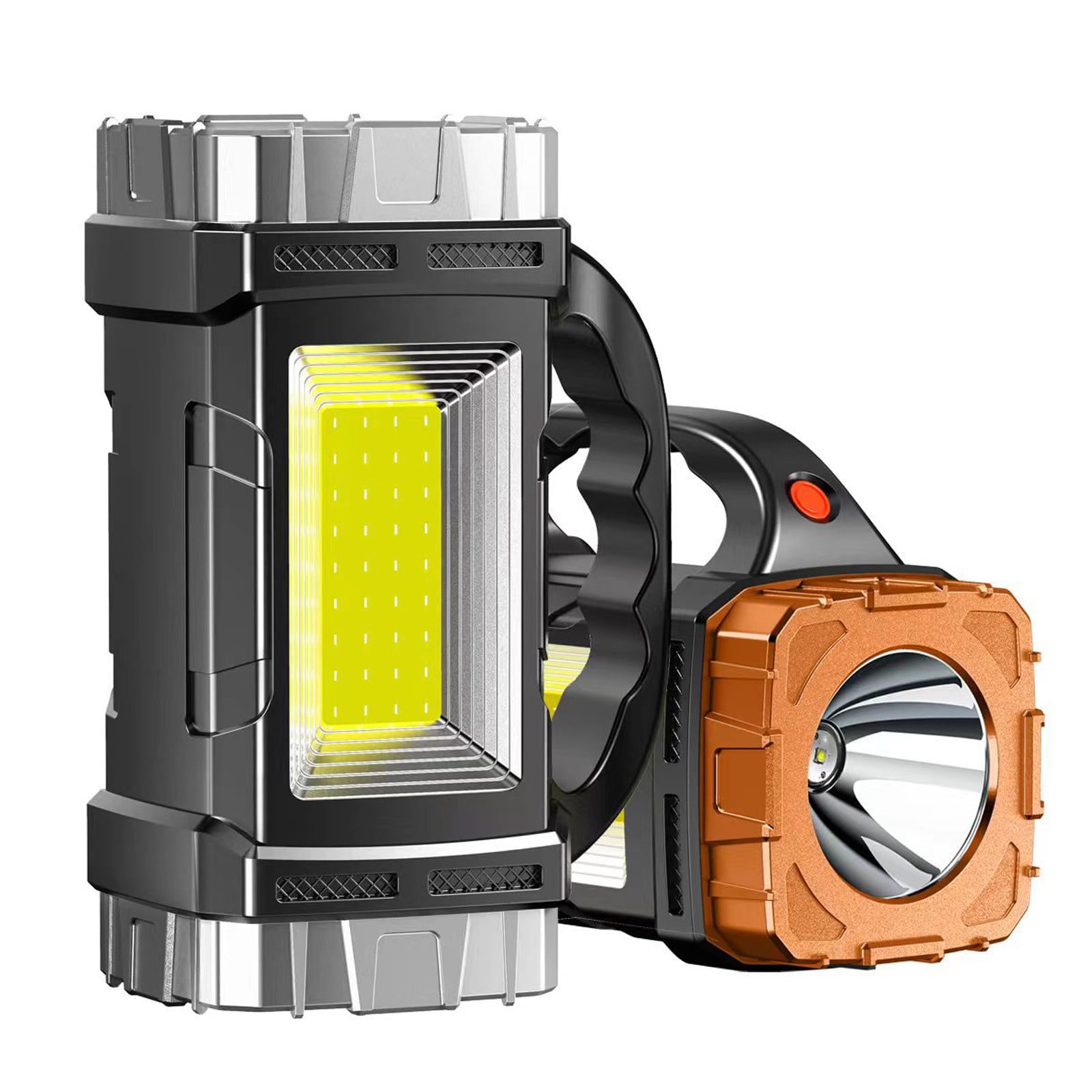 Portable LED Light, Outdoor Emergency Spotlight, Dual Color Flashing ...