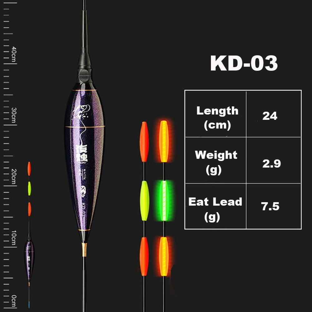 Portable LED Light Slip Drift Tube Electronic Indicator Fishing Lure ...
