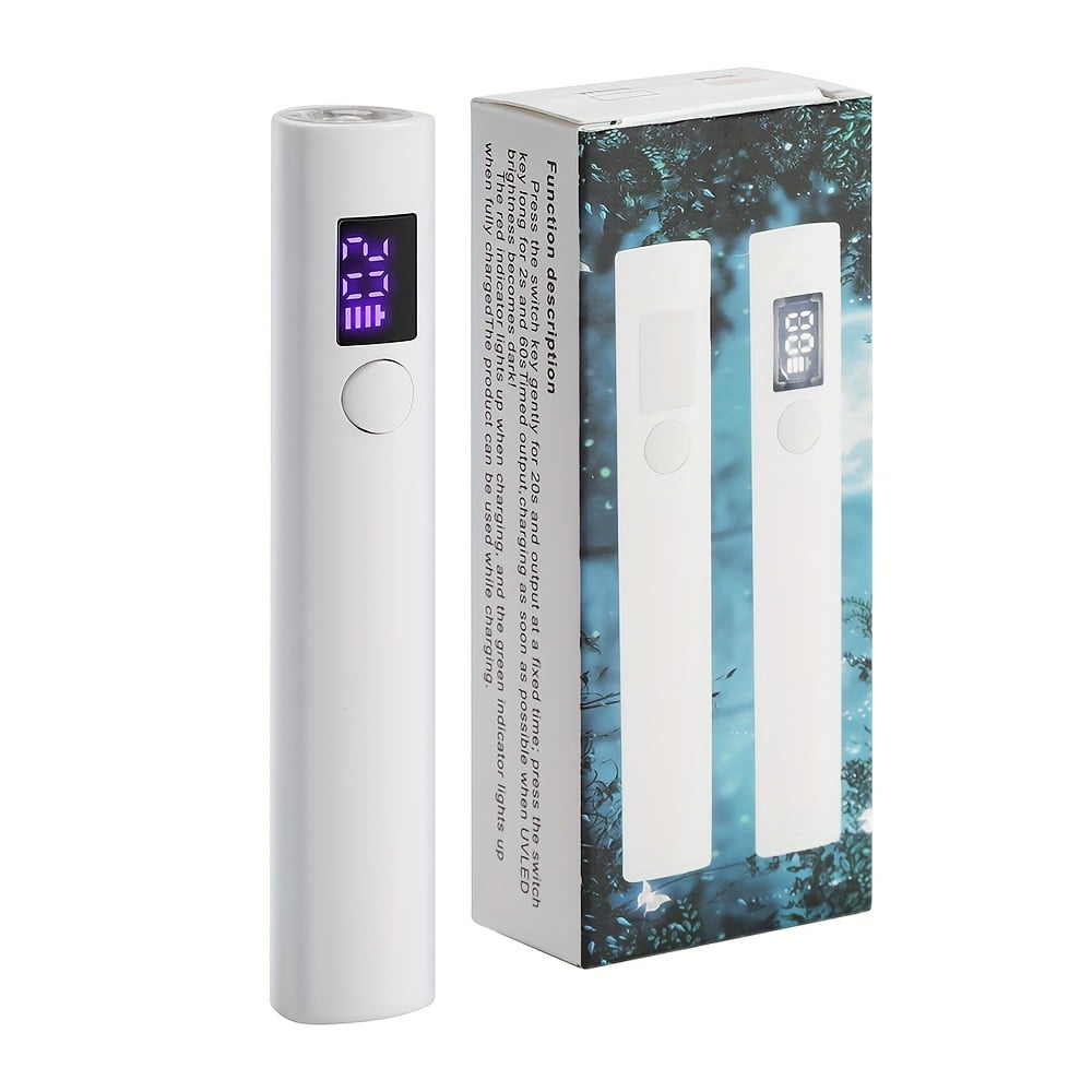 Portable LED Nail Lamp, Quick-Dry Gel Polish Curing Device, Digital ...