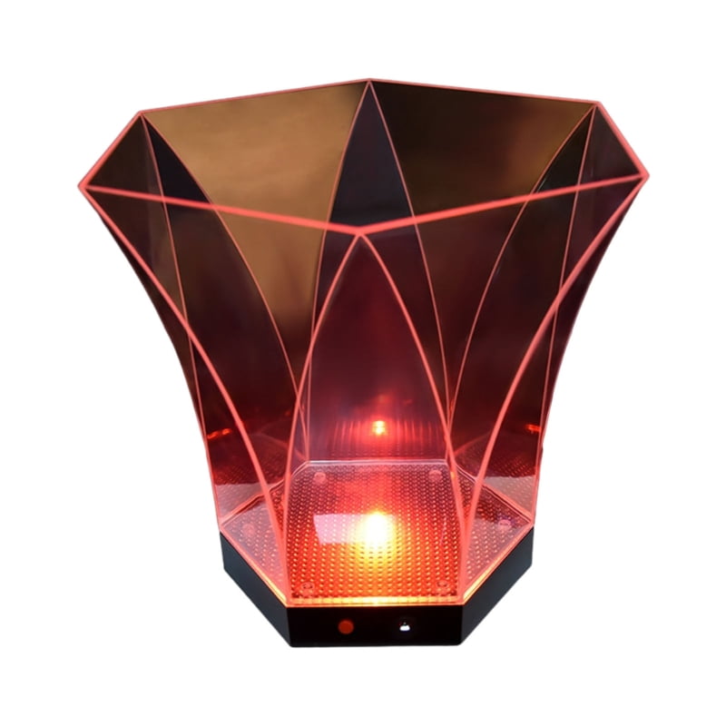 Portable LED Party Chiller 6L Large Capacity Coolers LED Ice Bucket ...