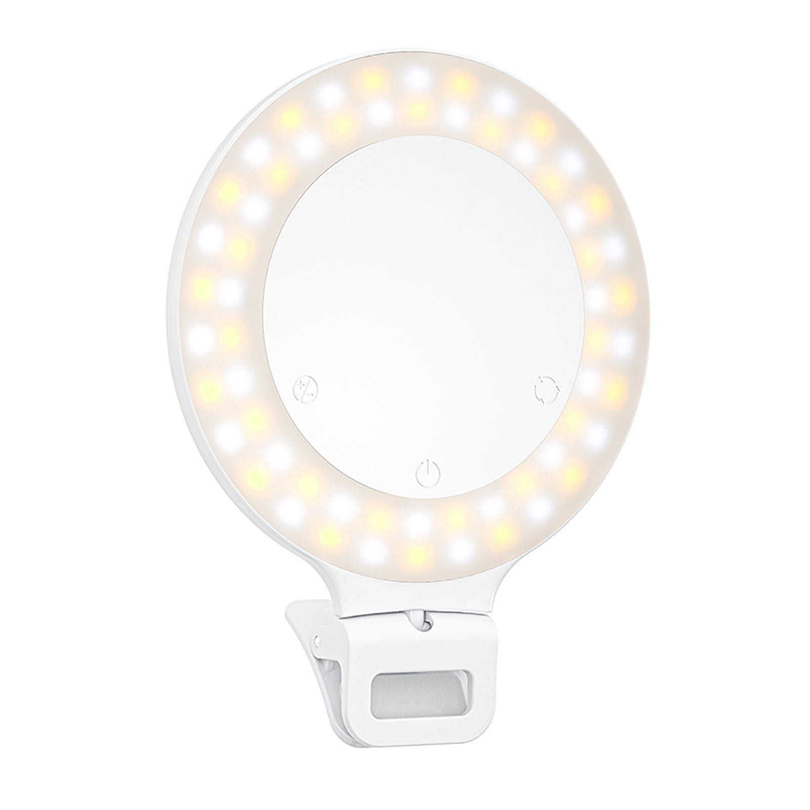 Portable LED Ring Light Adjustable Brightness 360 Degree Rotation Eye ...