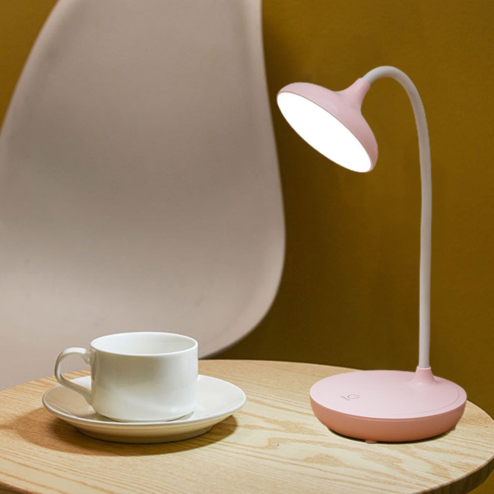 Portable LED Table Lamp,Swing Arm Desk Lamp,3 Color Touch Sensor ...