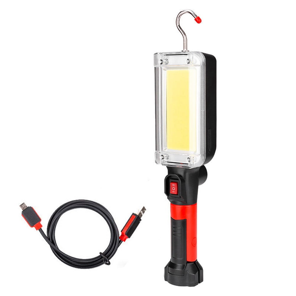 Portable LED Work Light Magnet Hook Camping Lamp Rechargeable ...