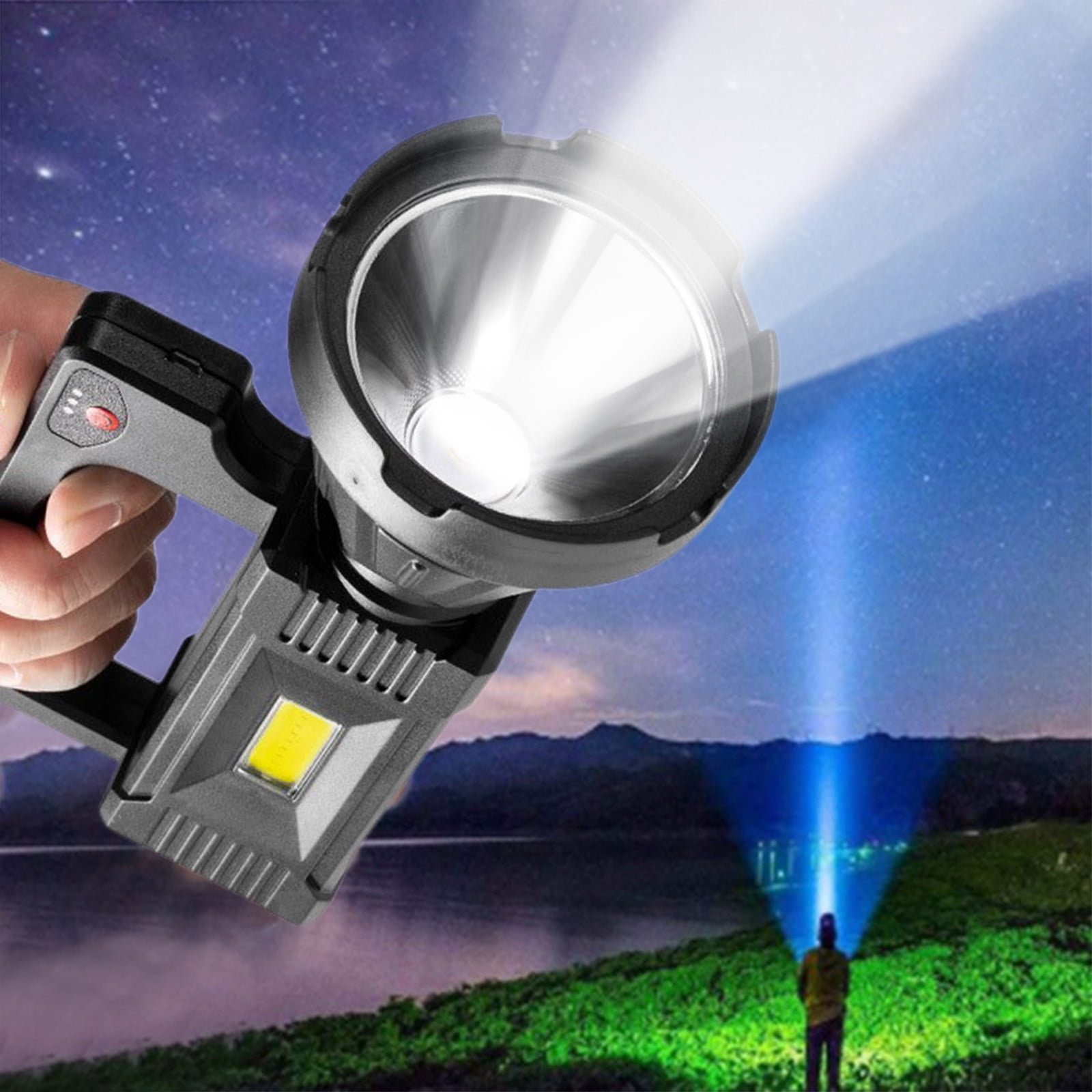 Portable LED Work Light | Rechargeable USB COB Flashlight | Wall ...