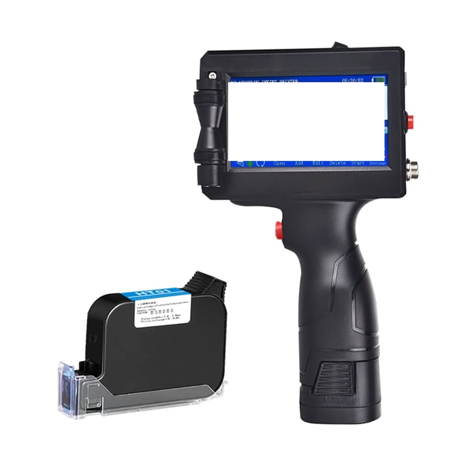 Portable Label Inkjet Printer Date Text Pattern Coding Machine Ink 12 ...