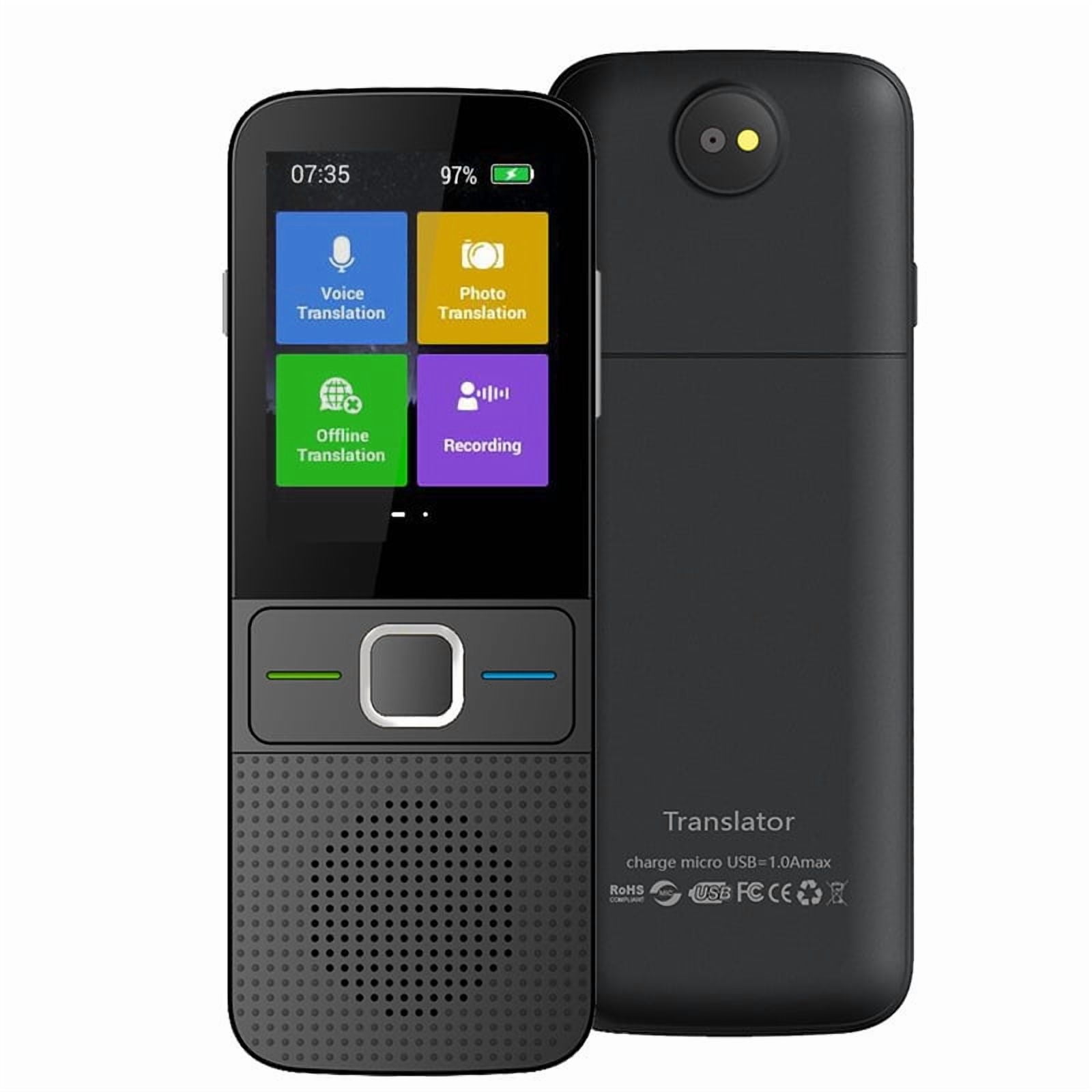 Portable Language Translator Device with Real-Time Voice, Photo ...