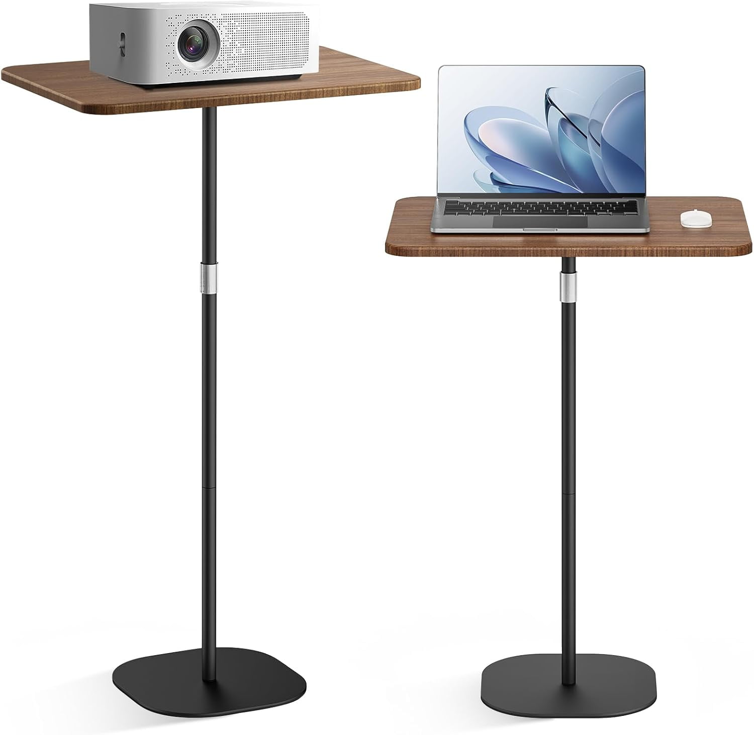 Portable Laptop Floor Stand, Bedside/Sofa Table with Height Adjustable ...