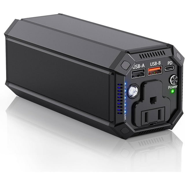 Portable Laptop Power Bank, Universal 98Wh/27000mAh 100W AC Outlet with ...