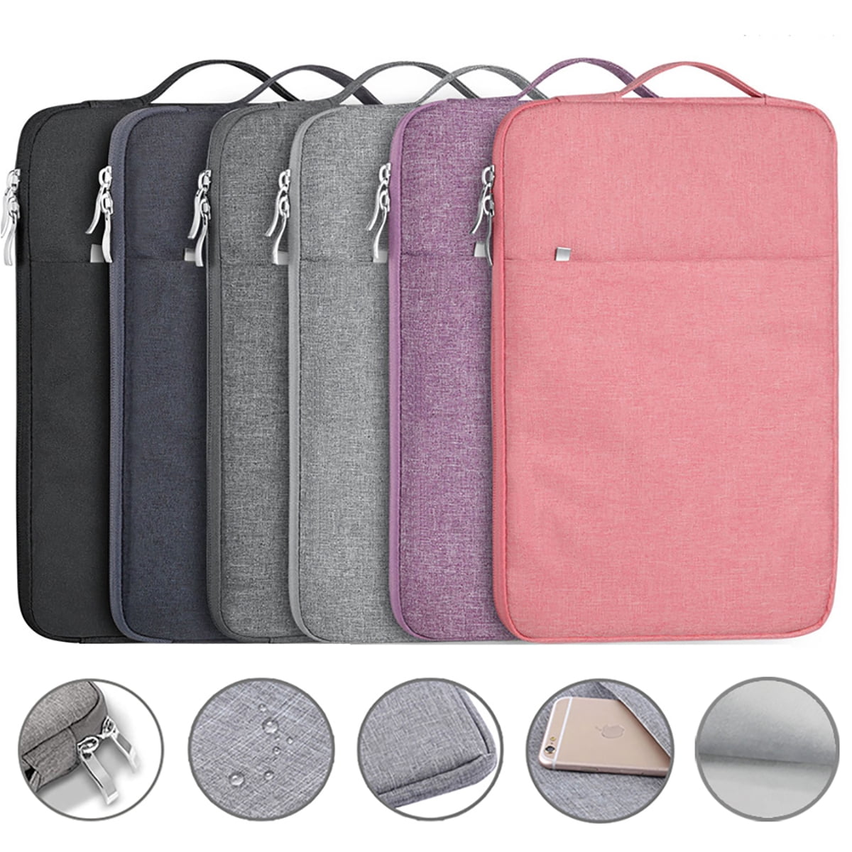 Portable Laptop Sleeve Bag Soft Cover 11 12 13 14 15 15.6 16 Inch for ...