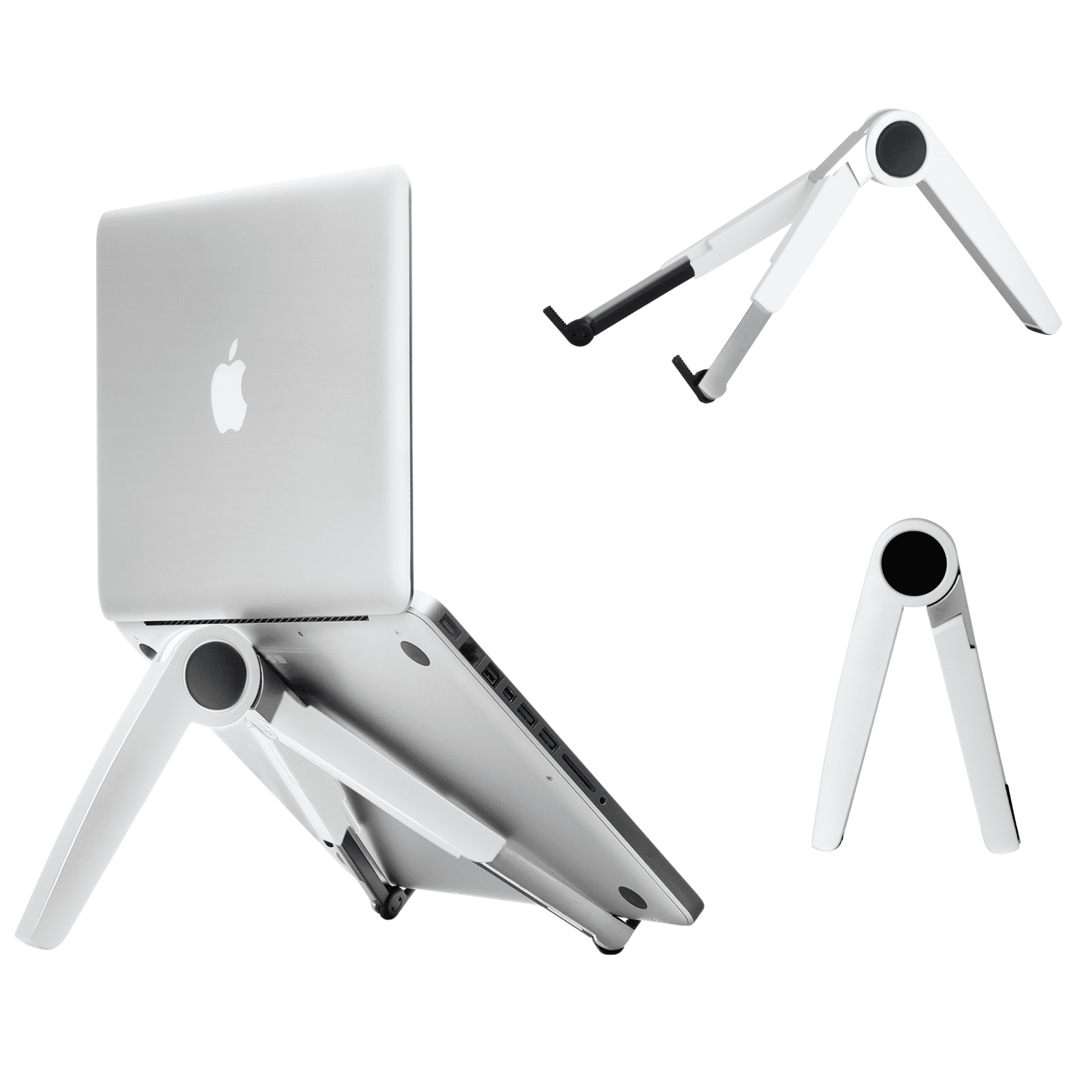 Portable Laptop Stand for Desk & Travel, Foldable Ergonomic Laptop ...