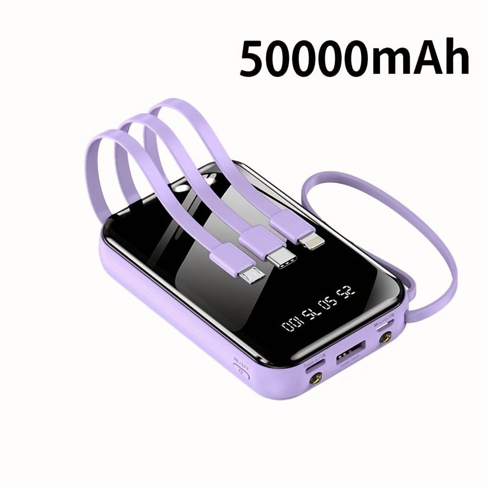 Portable Large-Capacity Power Bank - Fast Charging with Digital Power ...
