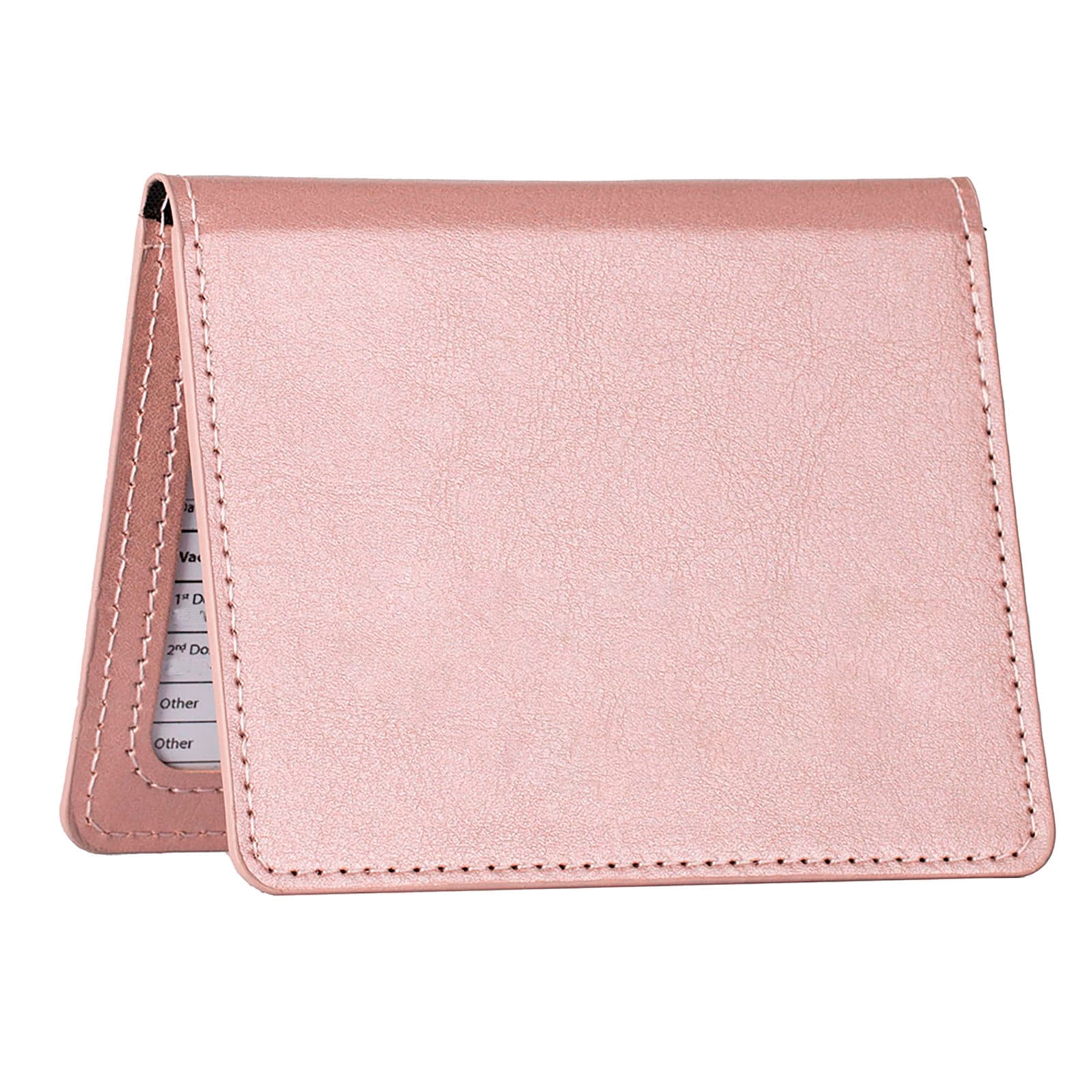 Portable Leather Slim Thin Credit Debit Card ID Mini Holder Bifold ...