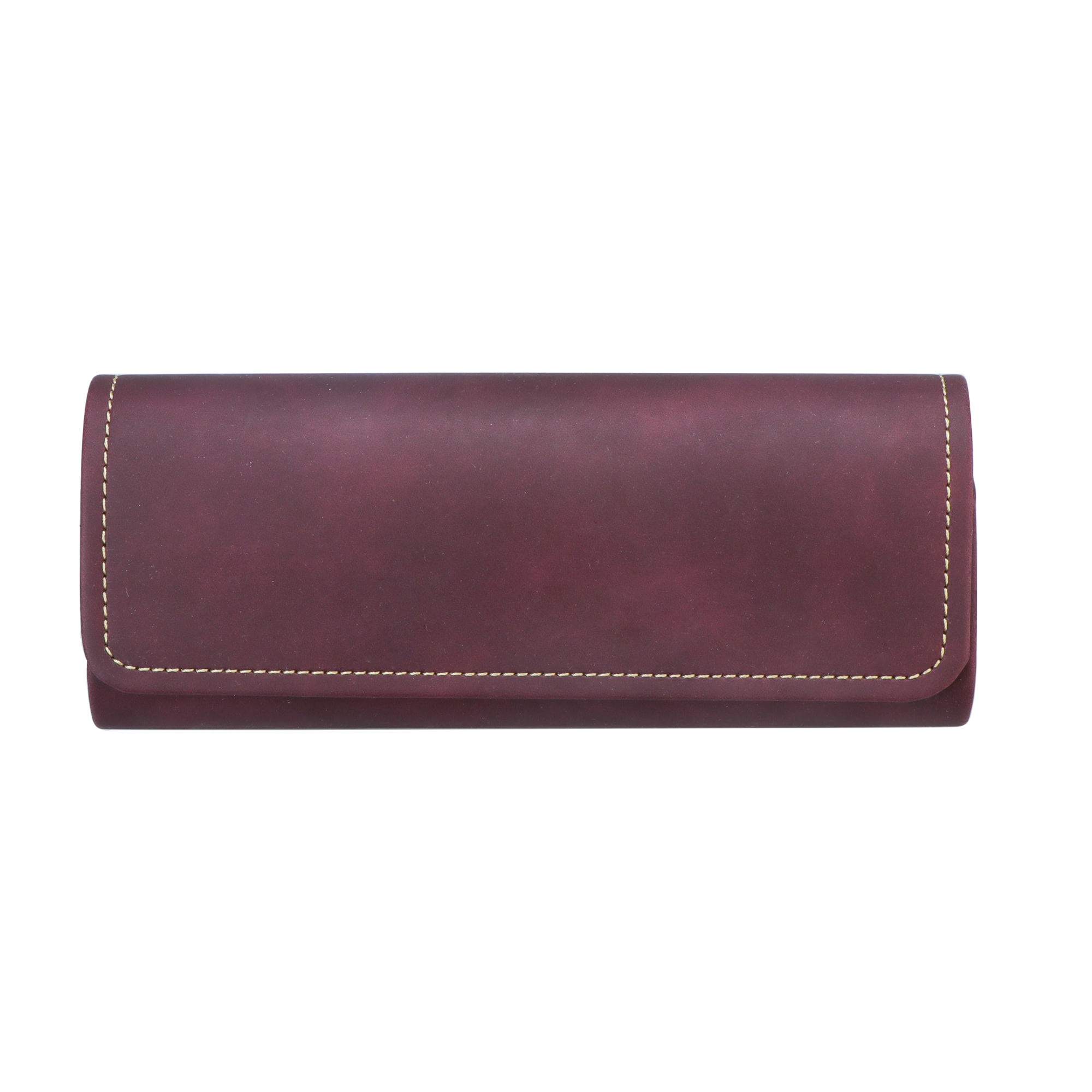 LIFE ART Portable Leather Spectacle Case, Sunglasses Bag with Hard ...