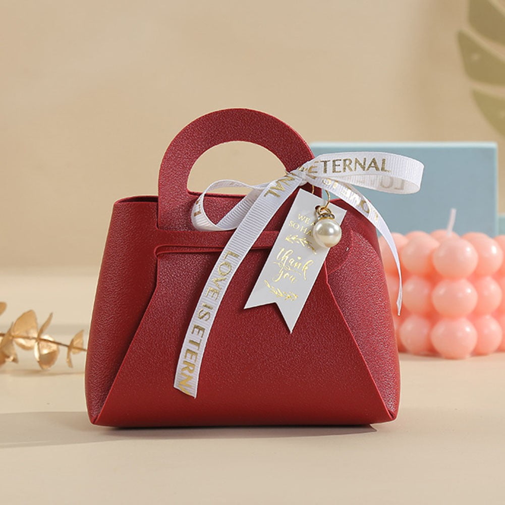 Portable Leather Wedding Candy Box Set - High-End Packaging for ...