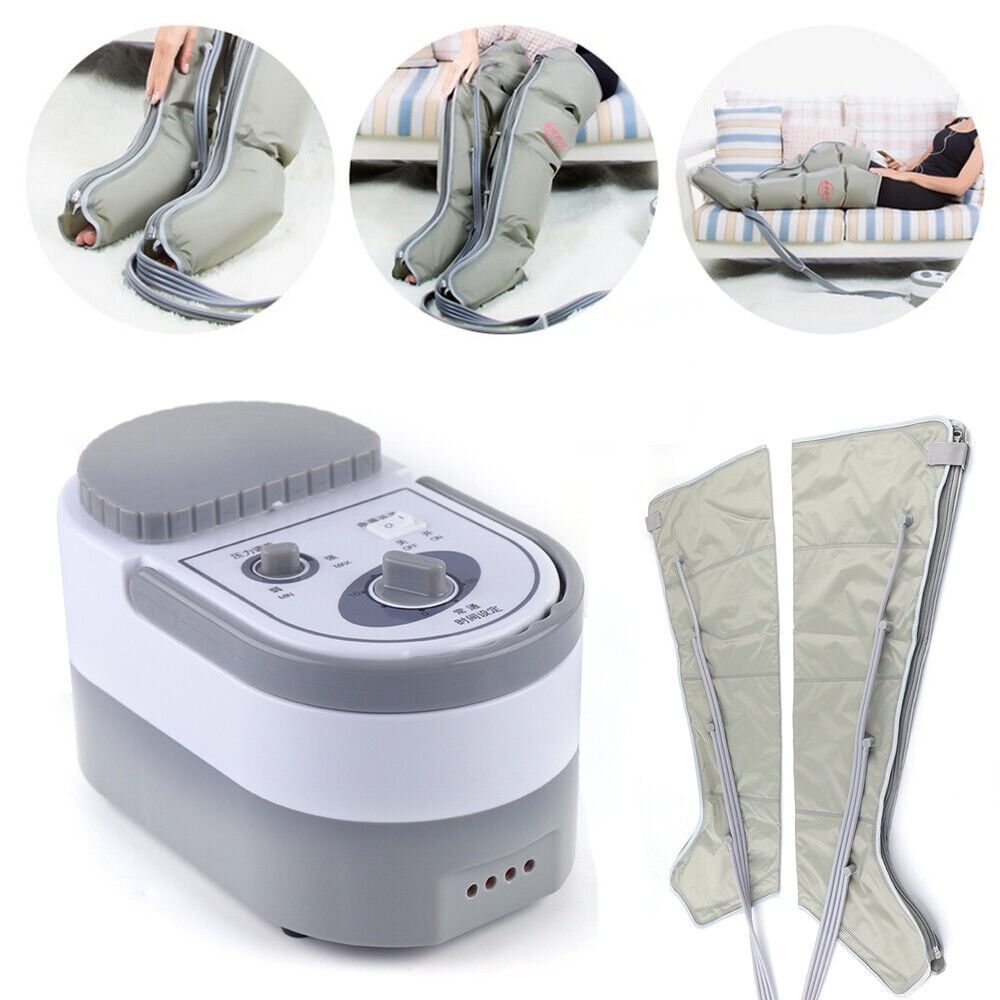 Portable Leg Massager Machine Sleeves Pneumatic Compression Air Pump ...