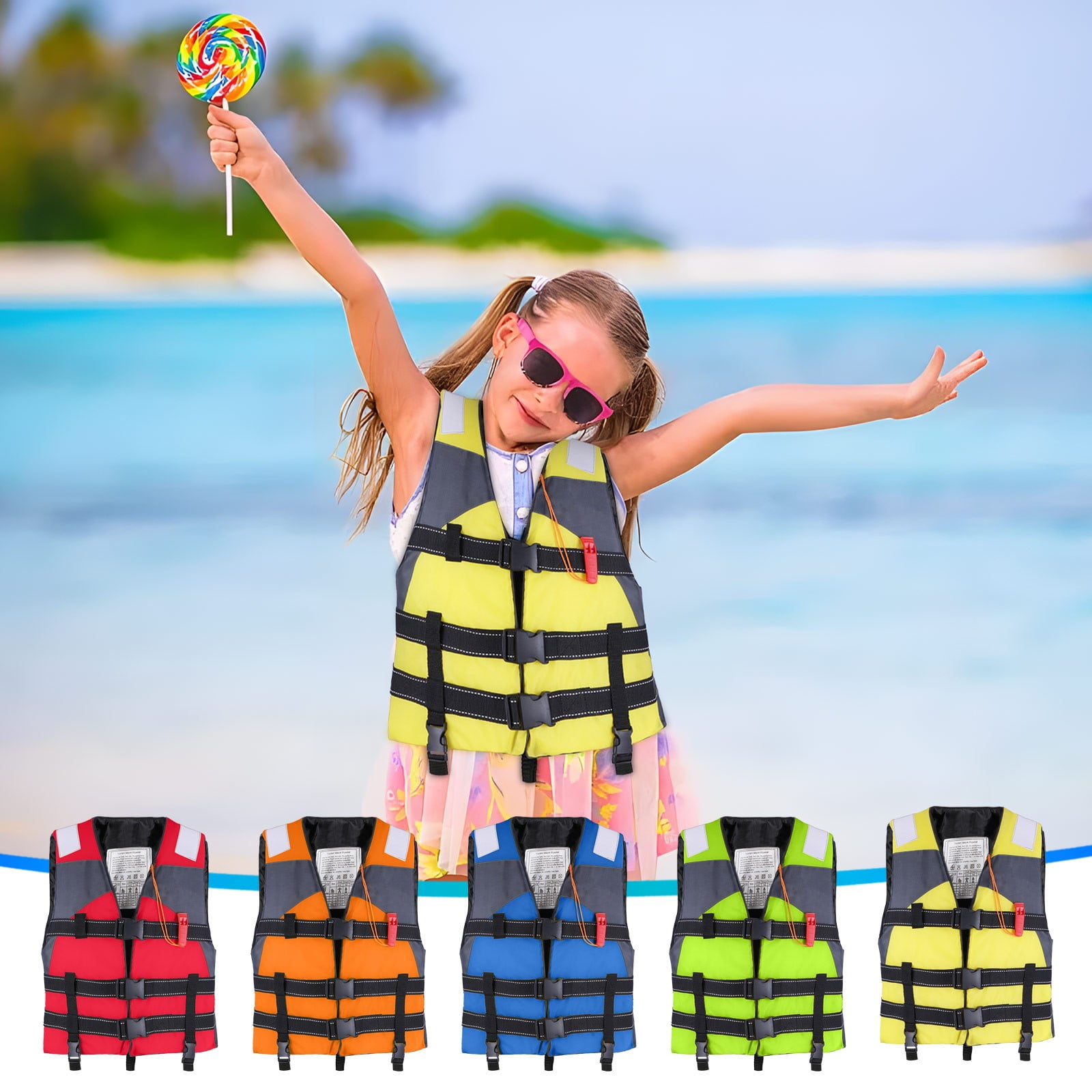 Portable Life Jackets Life Vests, High Buoyancy Floating Vest, Portable ...