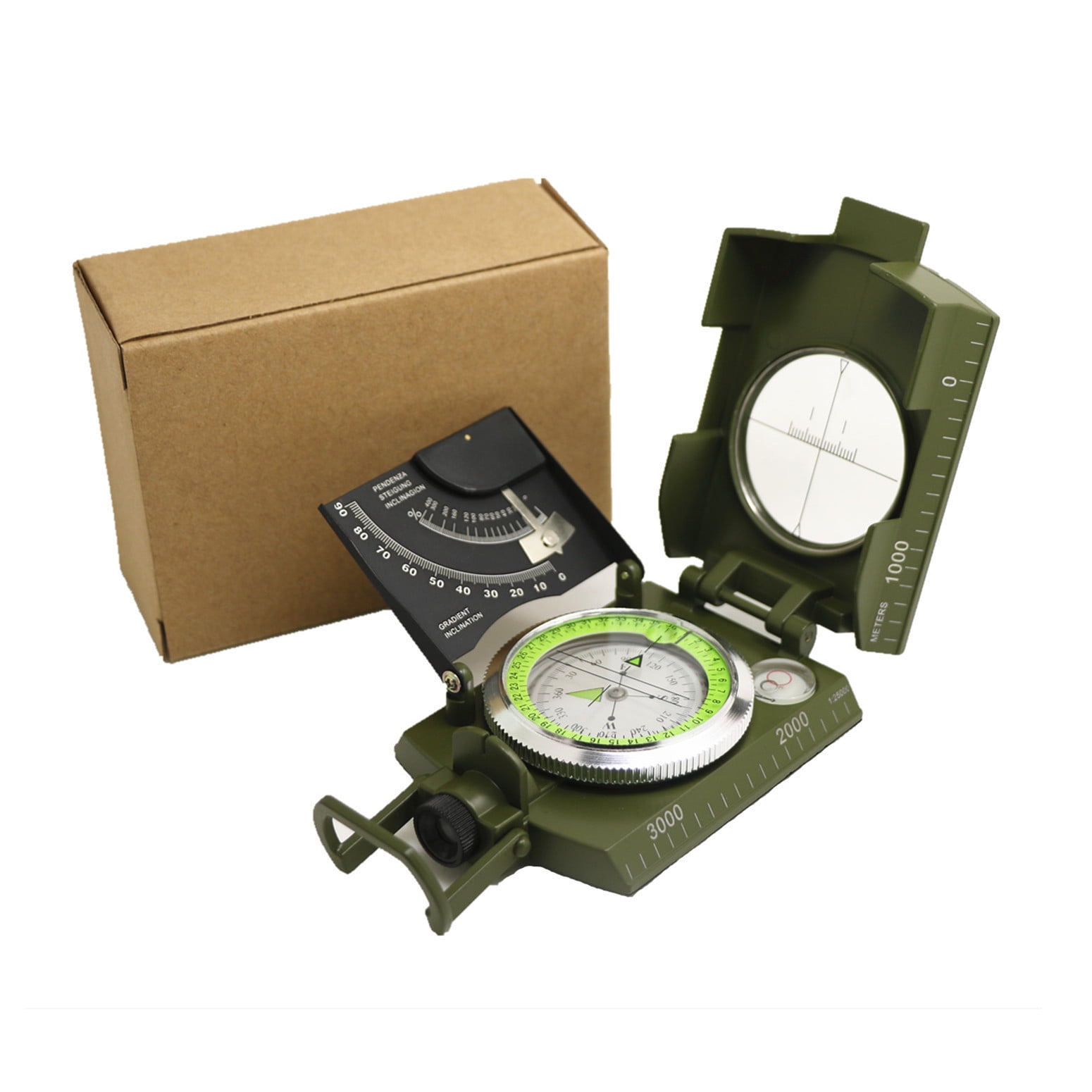Portable Lightweight Emergency Compass Outdoor Survival Compass Tool ...
