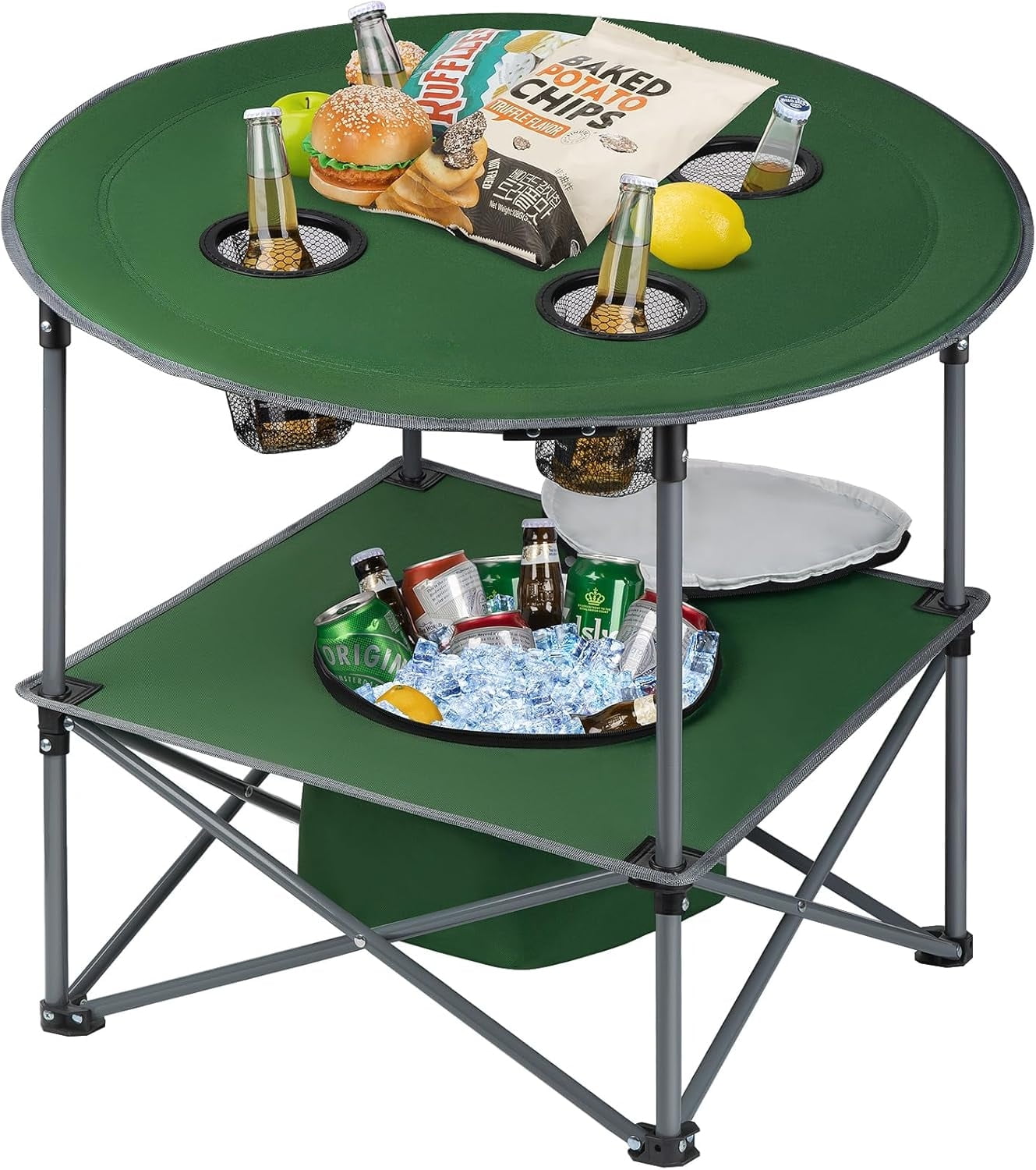 Portable Lightweight Folding Camping Table - Collapsible Foldable ...