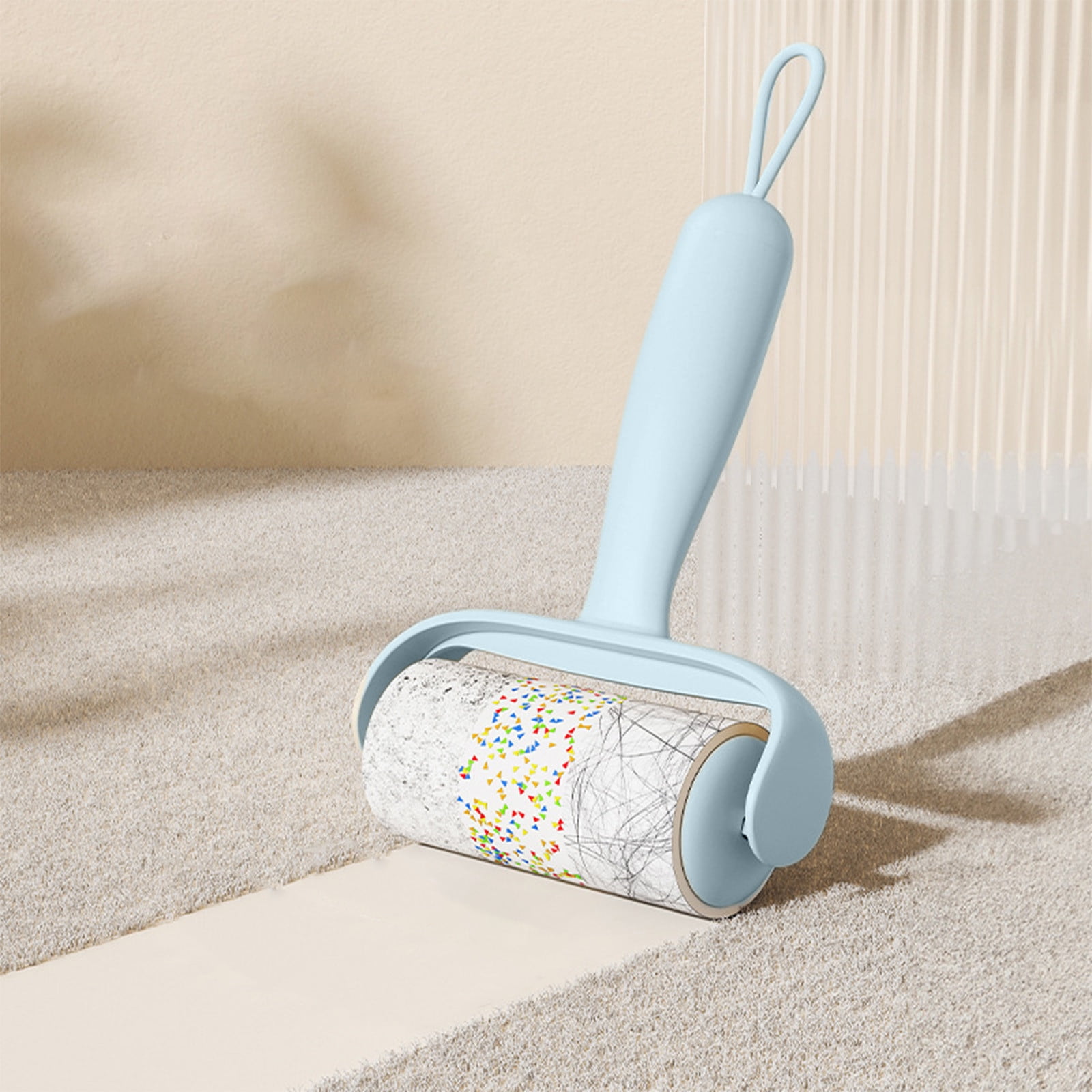 Portable Lint Remover Roller | Replaceable Hot Melt Adhesive Roller for ...