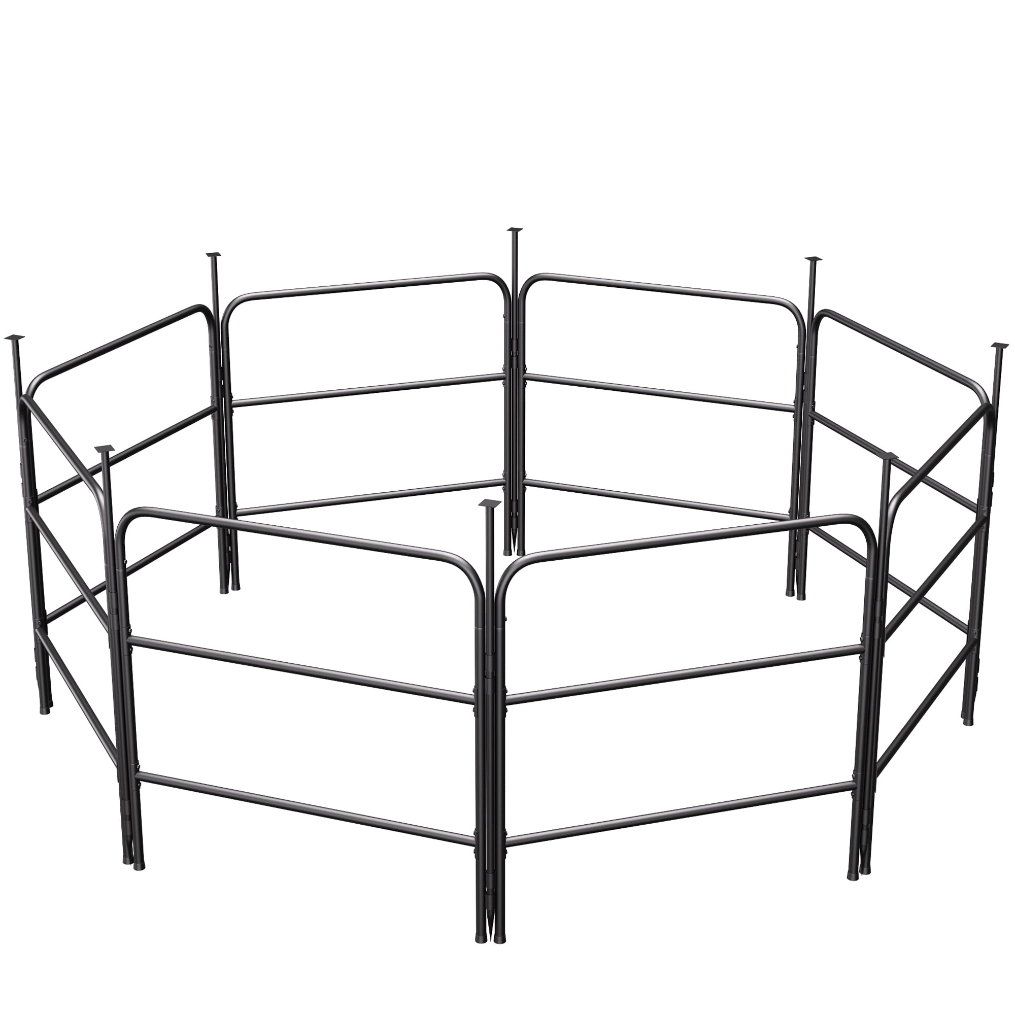 Portable Livestock Corral - Heavy-Duty Folding Horse Fence for Ponies ...