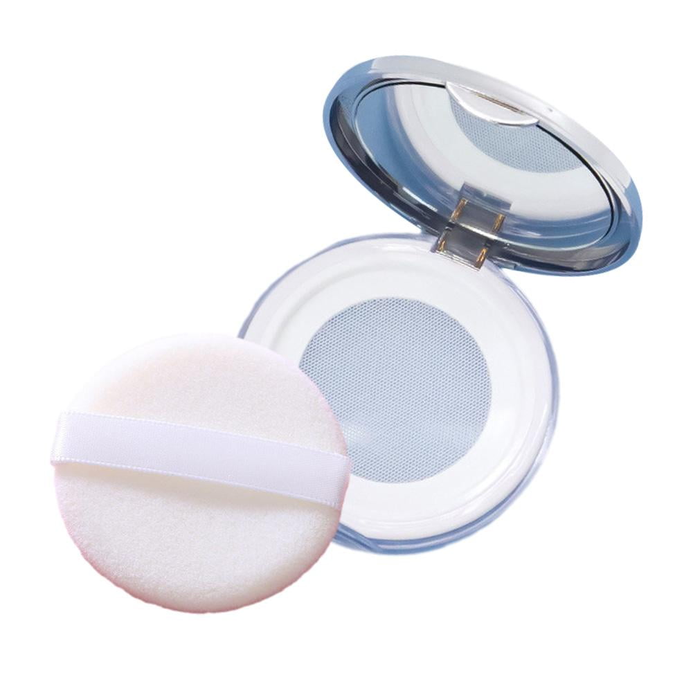 Portable Loose Powder Compact Container with Mirror Empty Reusable New ...