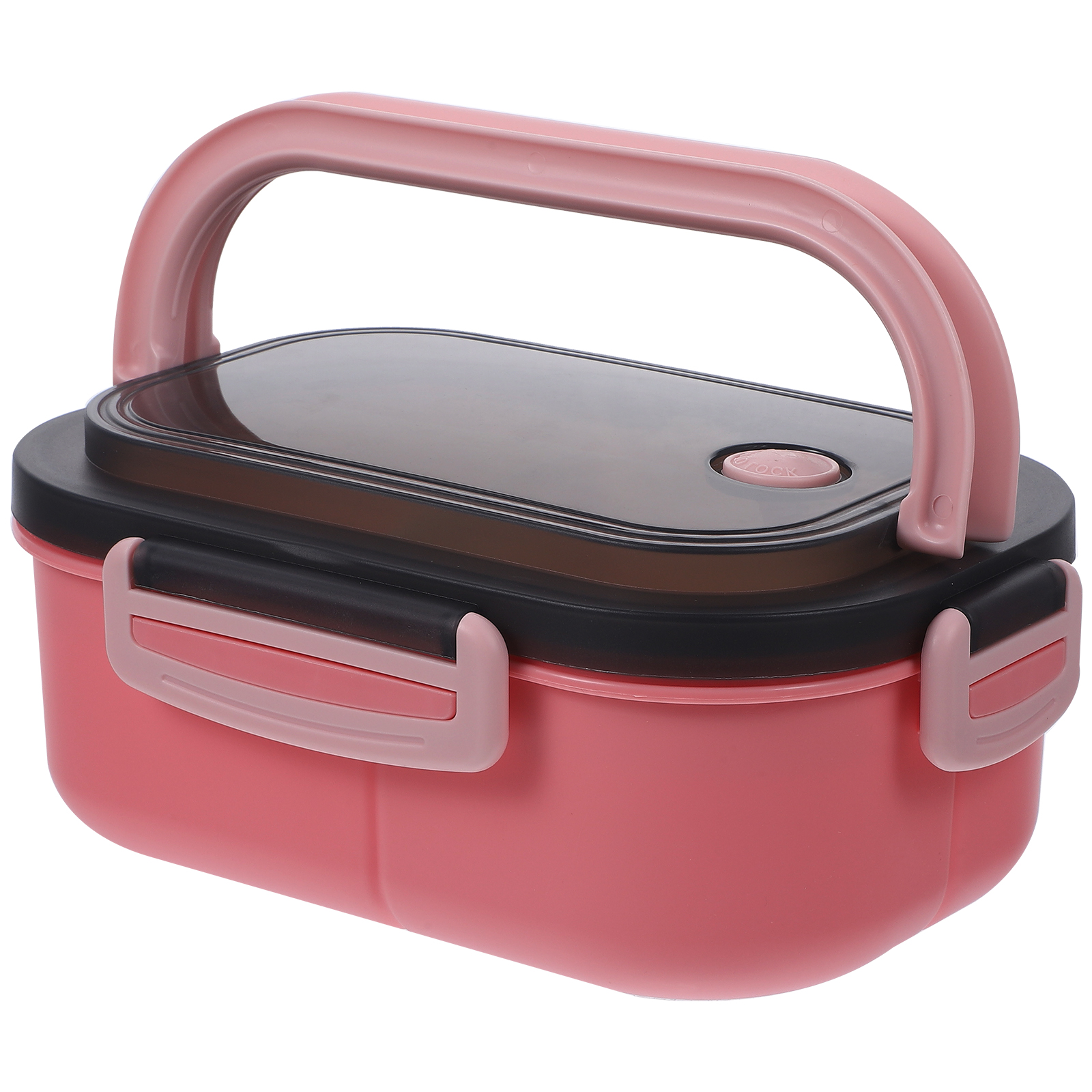 Portable Lunch Box Adult Containers Boxes Lunchbox Grid Student Pink Pp ...