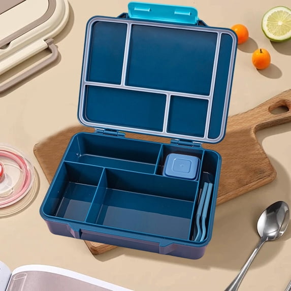 Portable Lunch Box, Food-Grade Polypropylene Lunch Box Set for Office ...