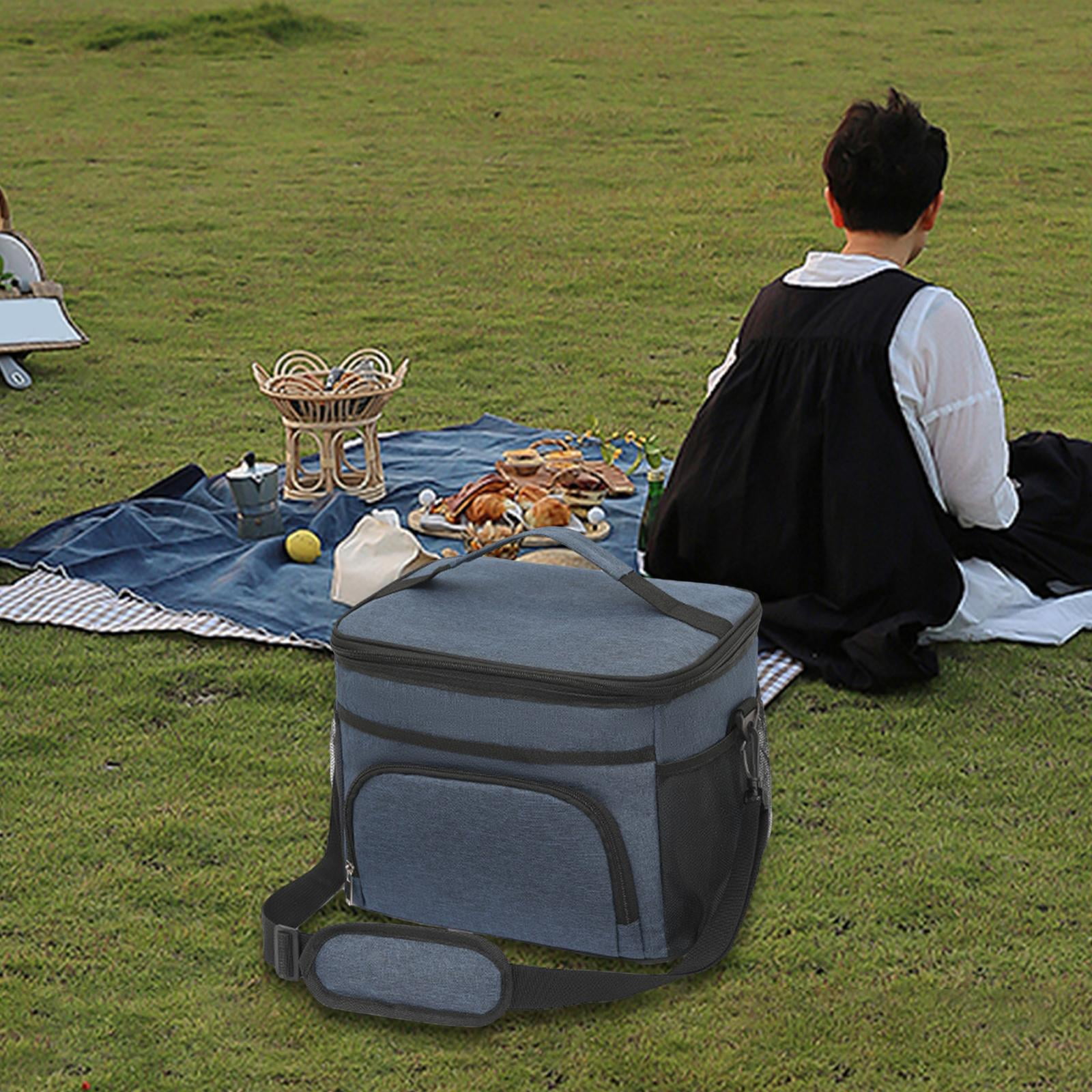 Portable Lunch Box Insulated Thermal Bag Cooler Bag Tote Handbag Tote ...