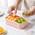Portable Lunch Box, Leakproof Food Storage Container, Microwave Safe ...