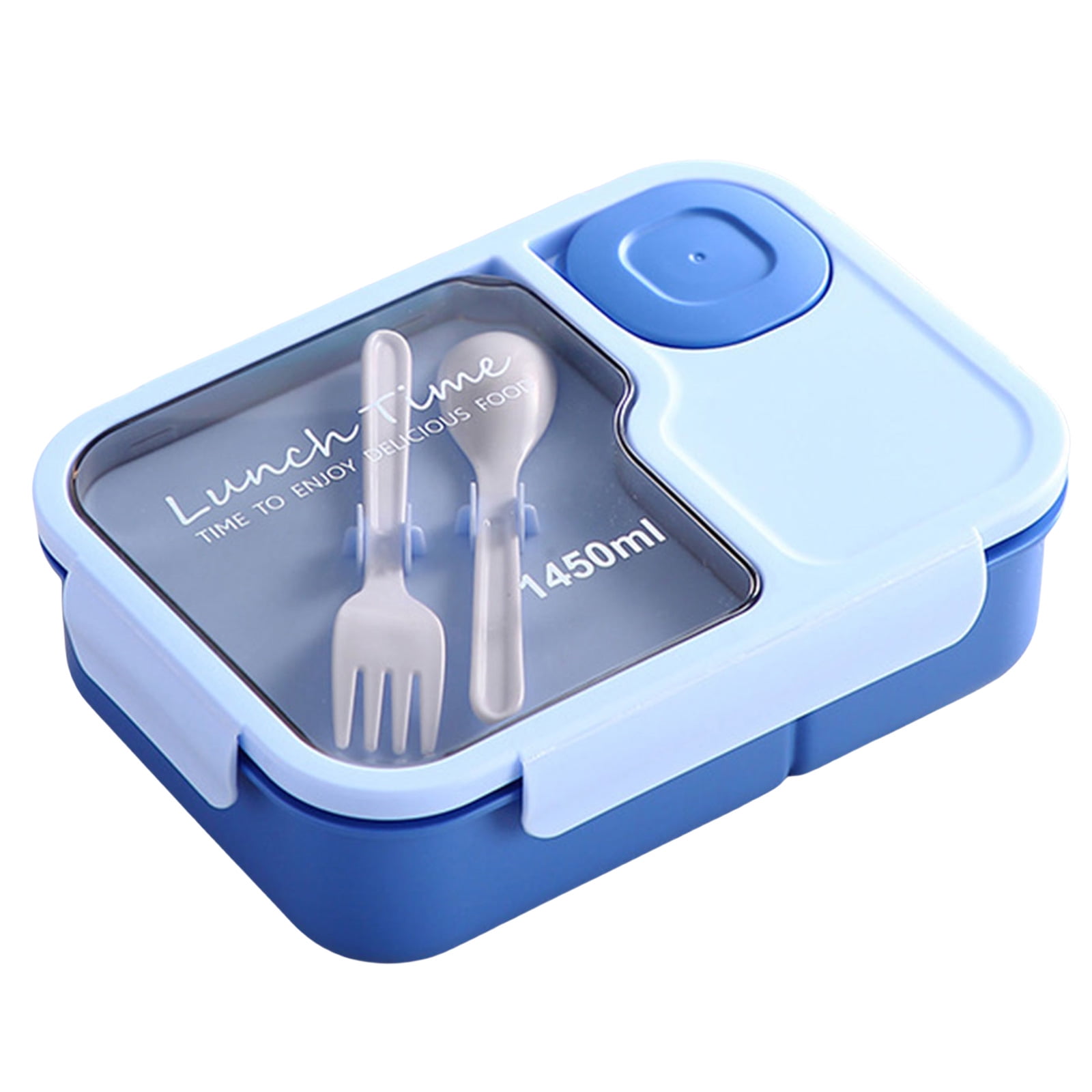 Portable Lunch Box Set With Utensils Functional Storage Case with ...