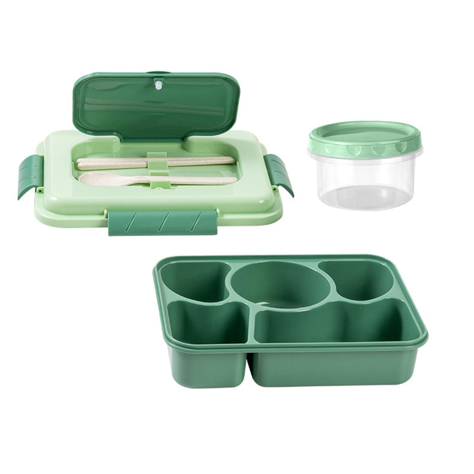 Portable Lunch Holder With Separate Compartments Soup Dish Utensils ...
