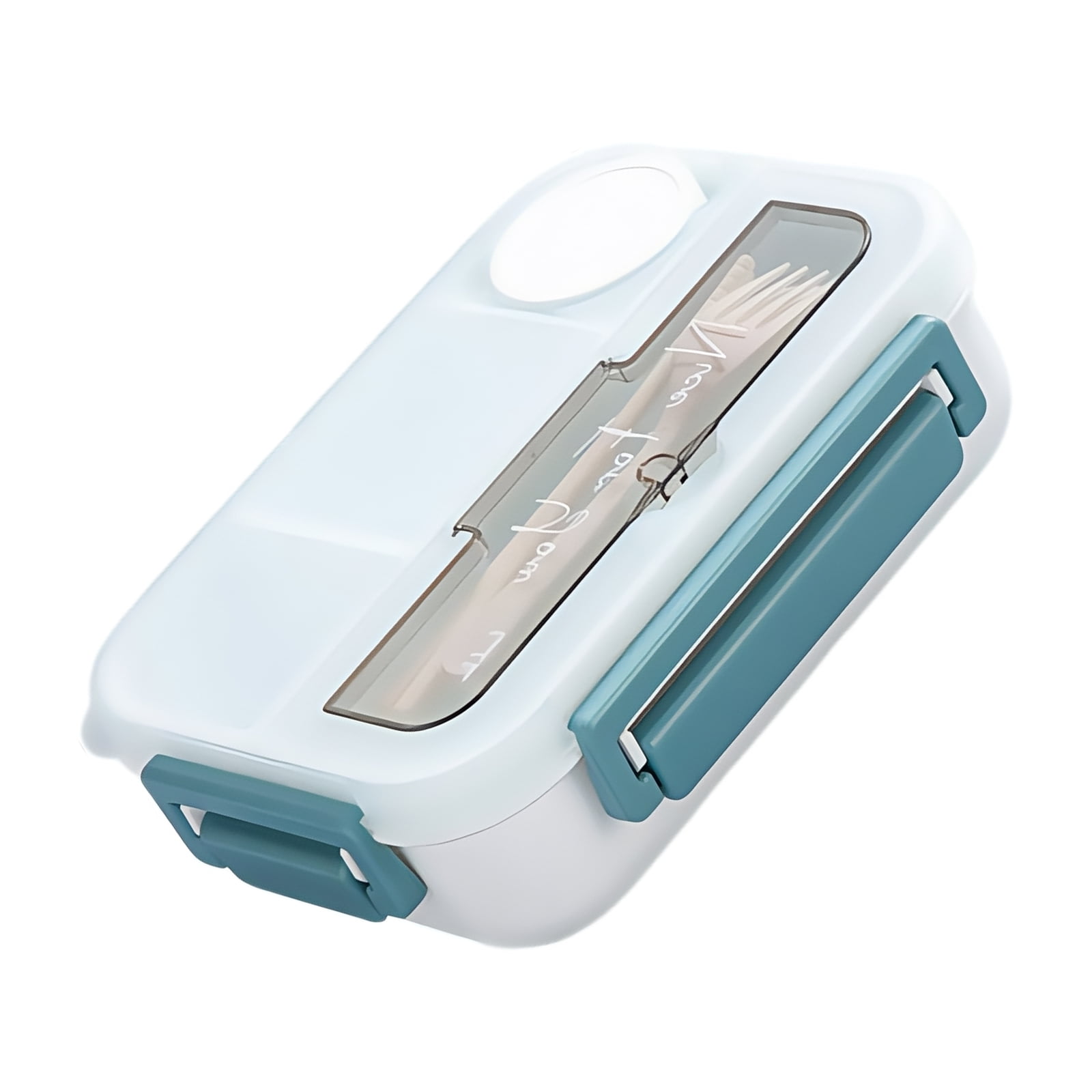 Portable Lunchable Container Storage Box With Fork and Spoon Leakproof ...